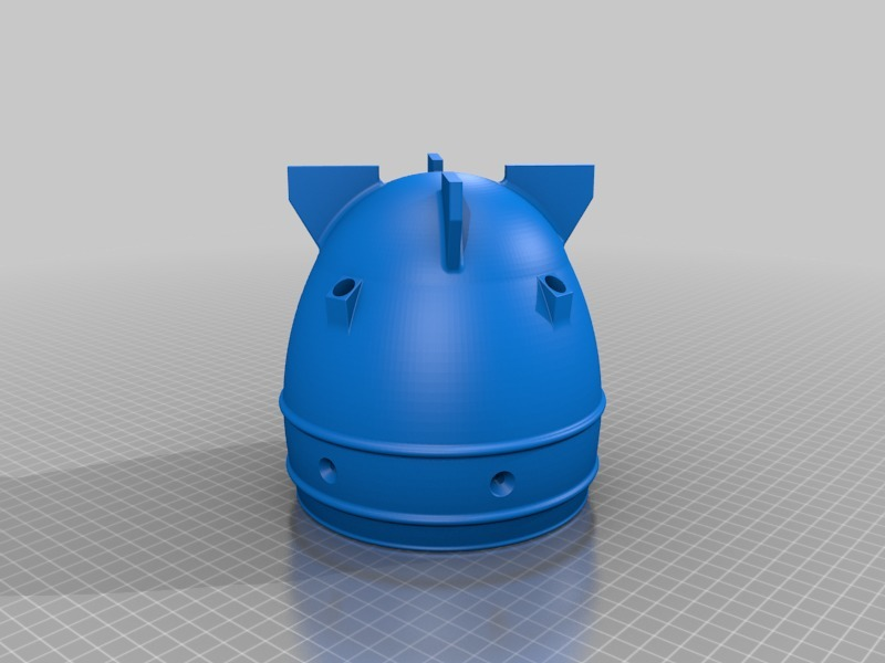 💐 Fallout 4 Mini Nuke Flower Pot・Free 3D File for ・Cults