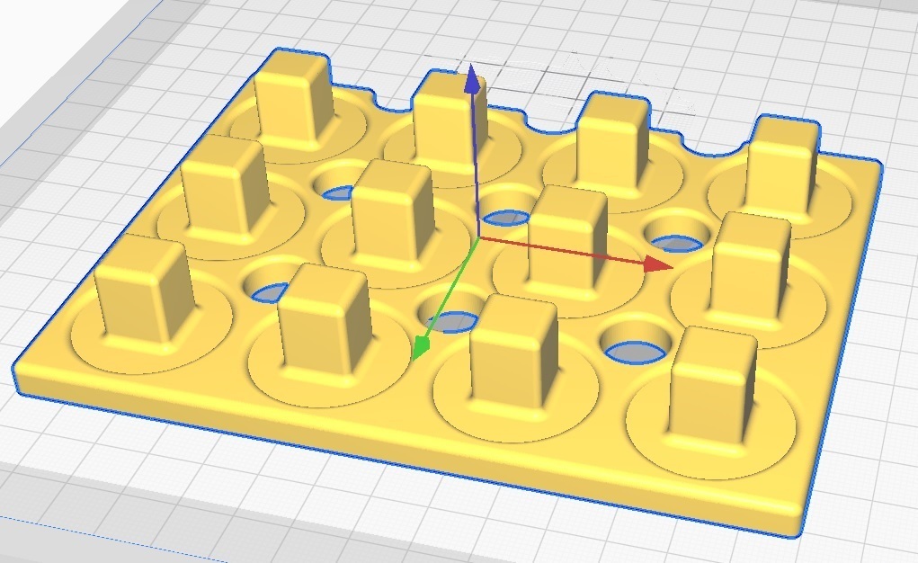 🔧 1/2" Socket Holder・Free 3D File for ・Cults