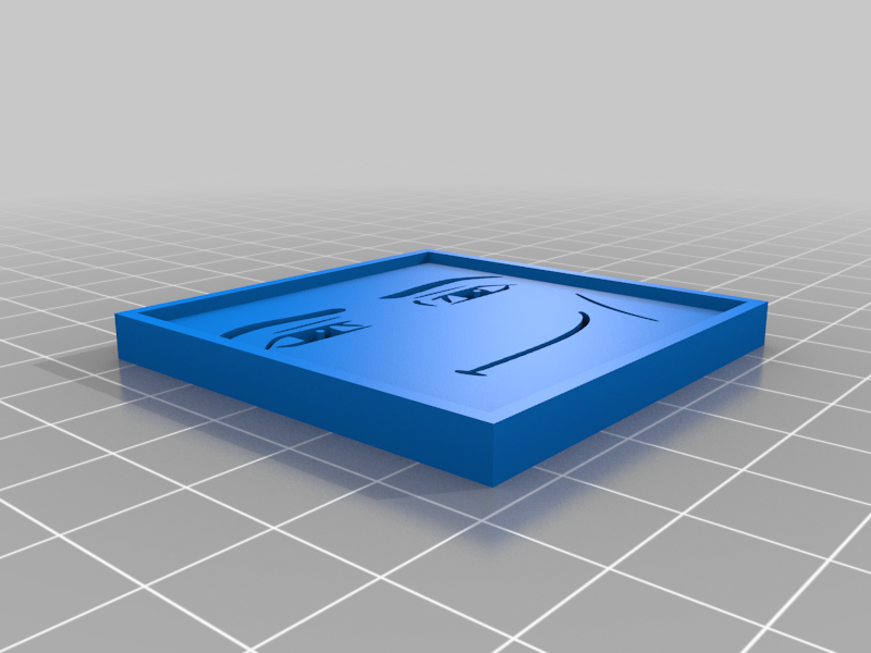 🎨 ManFace Roblox・Free 3D File for ・Cults