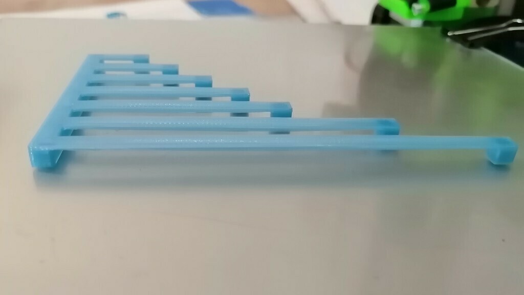 Free 3D file Bridging test 10-100mm 🔧 ・3D printer model to download・Cults