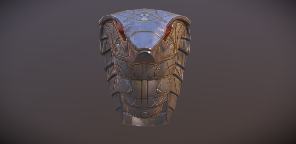 💂 Serpent guard helmet・Free 3D File for ・Cults