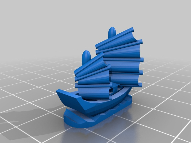 Free 3D file Catan sampan (chinese boat) seafarer 🛥️ ・3D printable ...