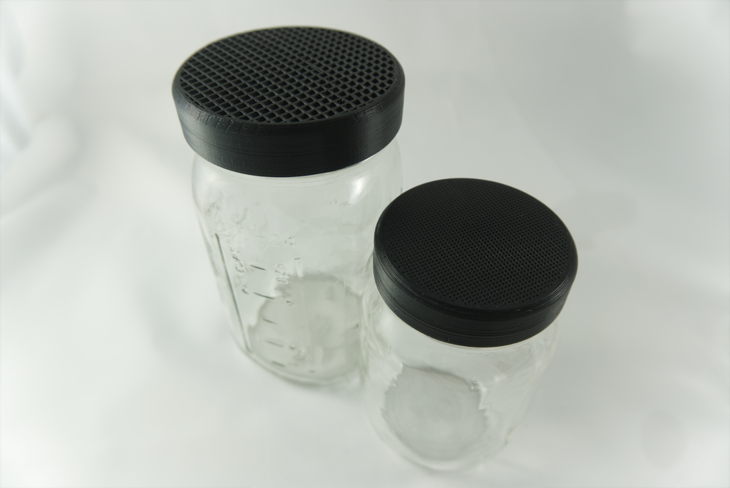 🫙 Sprout Growing Mason Jar Strainer・Free 3D File for ・Cults