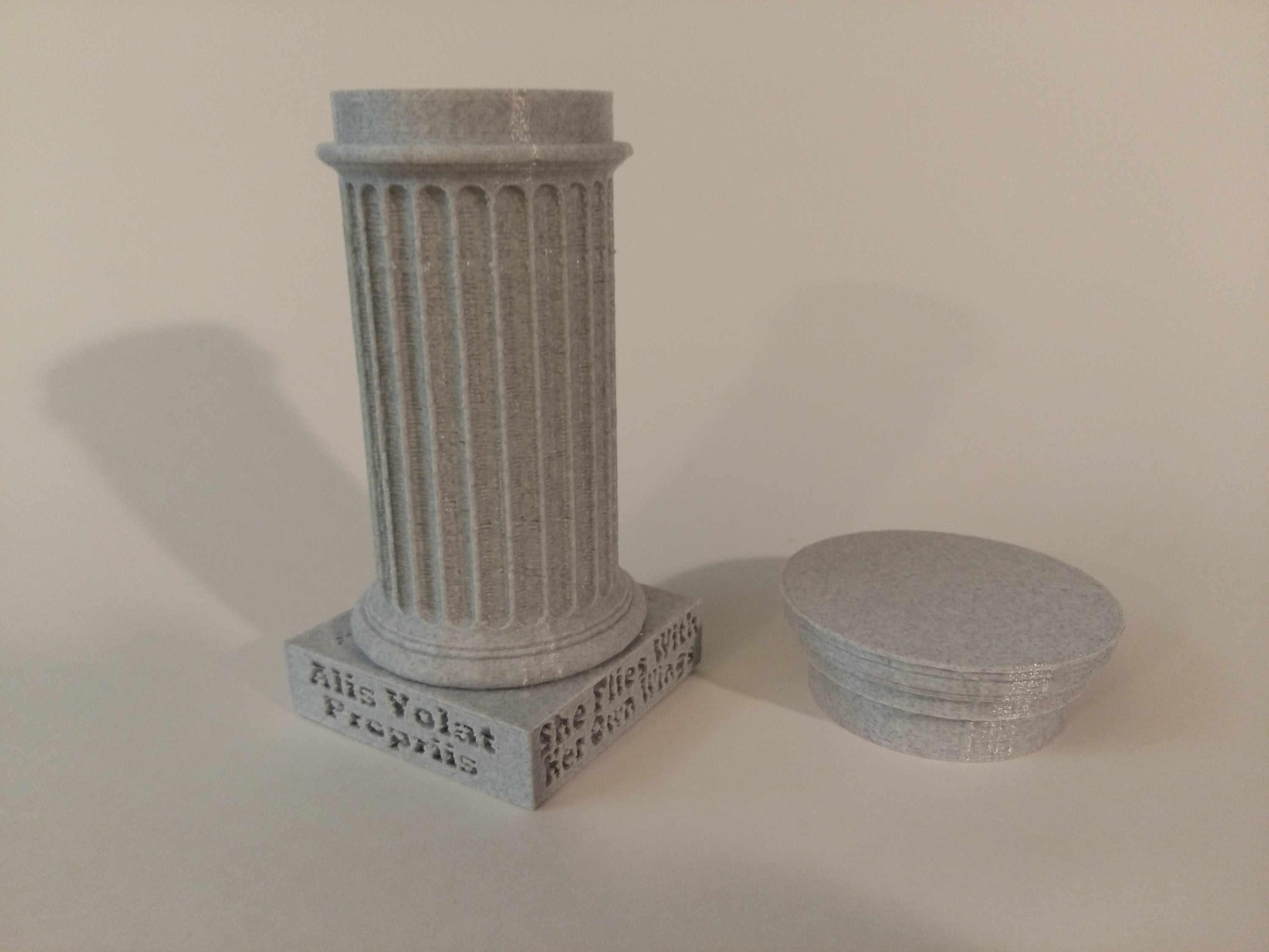 STL file Greek Column Desk Art 🏛️ ・3D printing design to download・Cults