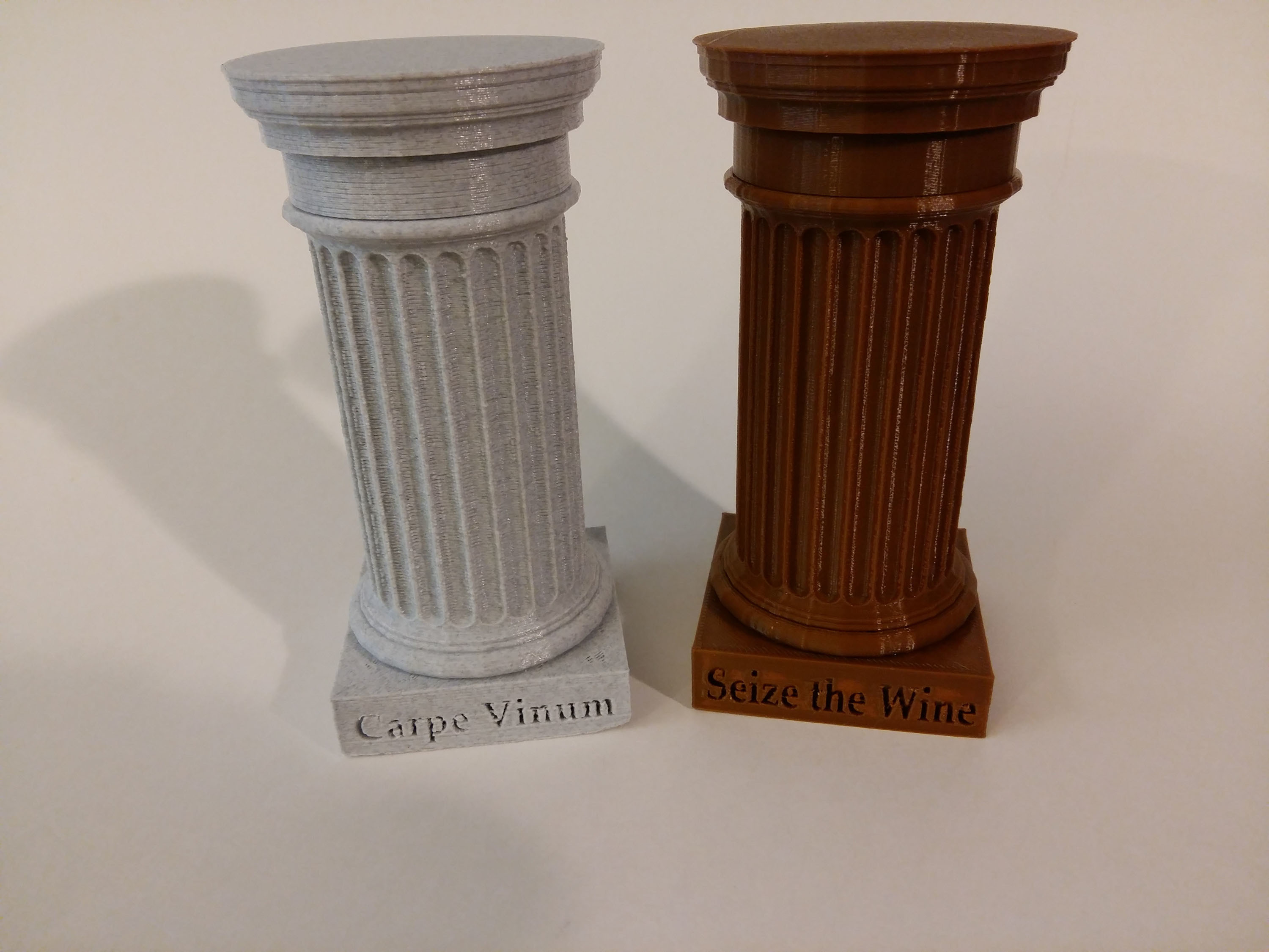 STL file Greek Column Desk Art 🏛️ ・3D printing design to download・Cults