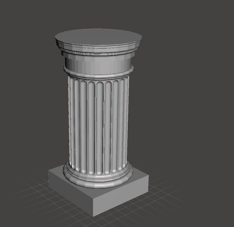 STL file Greek Column Desk Art 🏛️ ・3D printing design to download・Cults