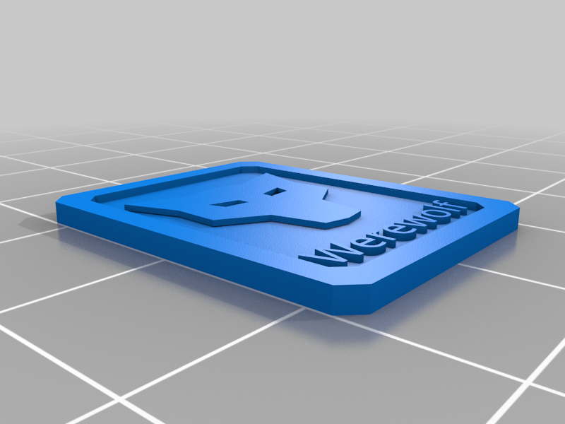 🐺 One Night Ultimate Werewolf Cards・Free 3D File for ・Cults