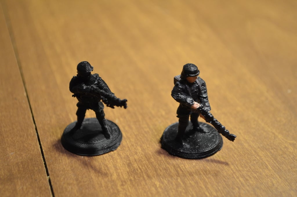 🎲 WW2 German Infantry 28mm (Standard pose)・3D Print・Cults