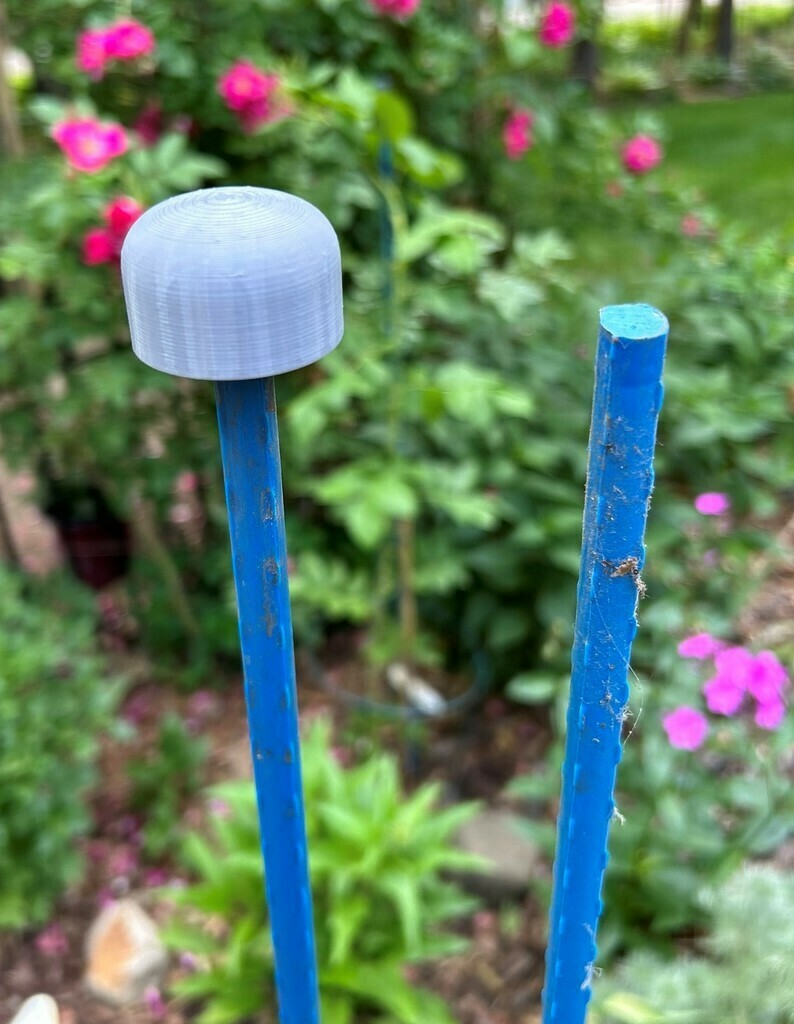 🧢 Garden Stake Caps・Free 3D File for ・Cults