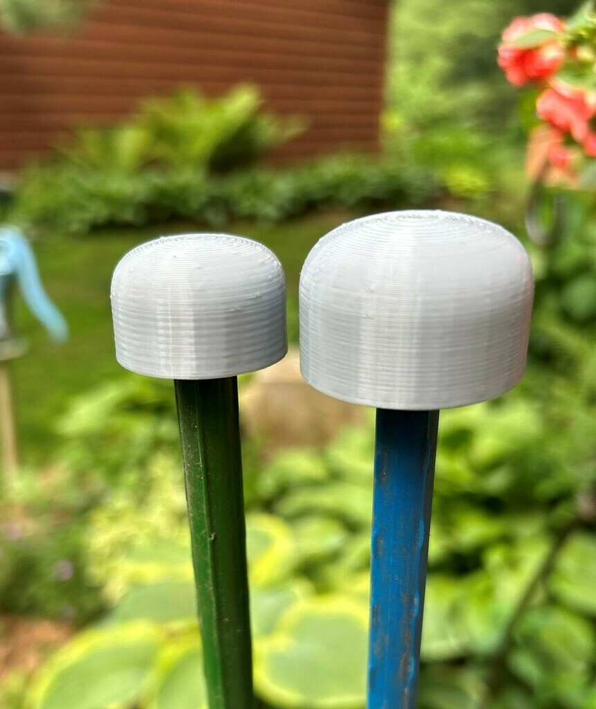 🧢 Garden Stake Caps・Free 3D File for ・Cults