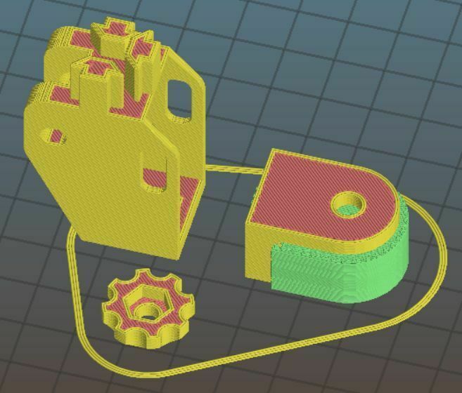 Archivo 3D gratuito Montaje tensor de correa/ruedas 🔧 ・Idea de ...