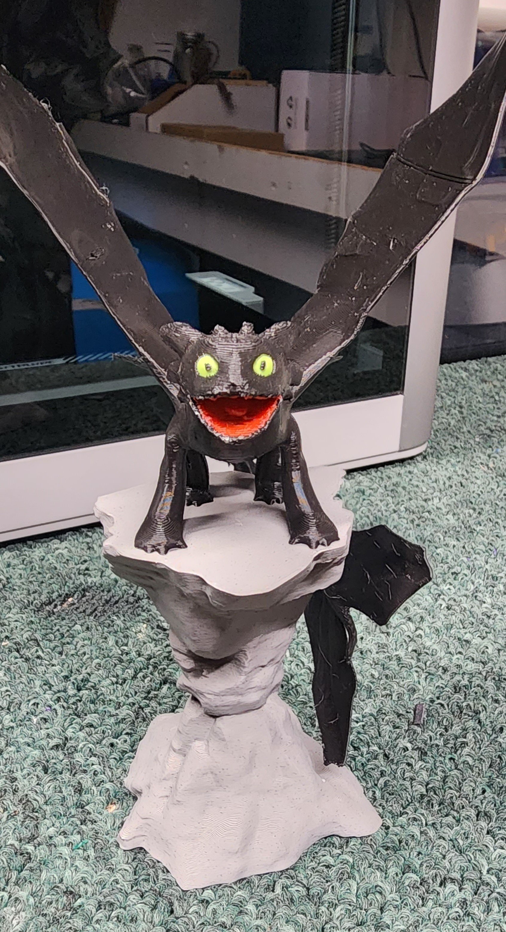 3D printable Toothless (remix)・Cults