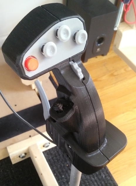 🕹️ Custom joystick - Extreme 3D Pro conversion・Free 3D File for ・Cults