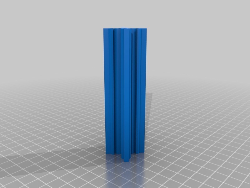 ️ Aluminum Snowflake V-Slot V-Rail Design 20mm x 20mm・Free 3D File for ...