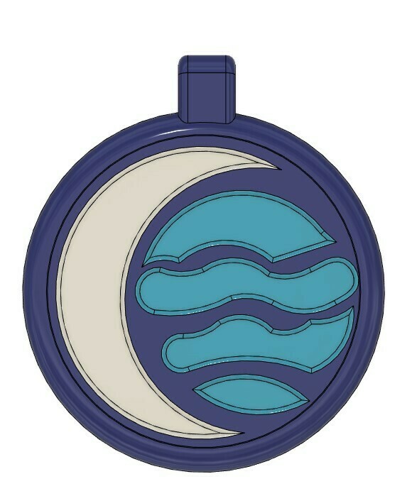 🚰 Northern Water tribe pendant・Free 3D File for ・Cults