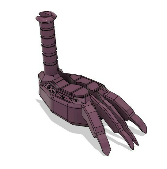 🐉 The Amethyst Claw・Free 3D File for ・Cults