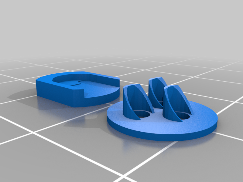 🎲 HO Scale "G" Tri-Light Signal Head・Free 3D File for ・Cults