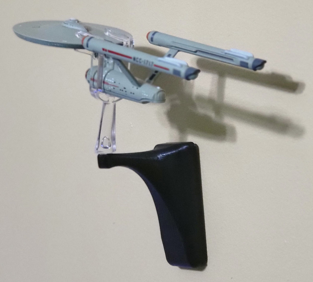 🖖 Wall Stand for Eaglemoss Ships・Free 3D File for ・Cults