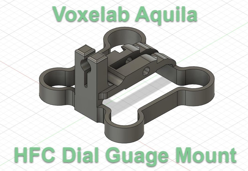 Archivo 3D gratis Voxelab Aquila Soporte para reloj comparador Harbor Freight 🧞‍♂️ ・Plan de la ...