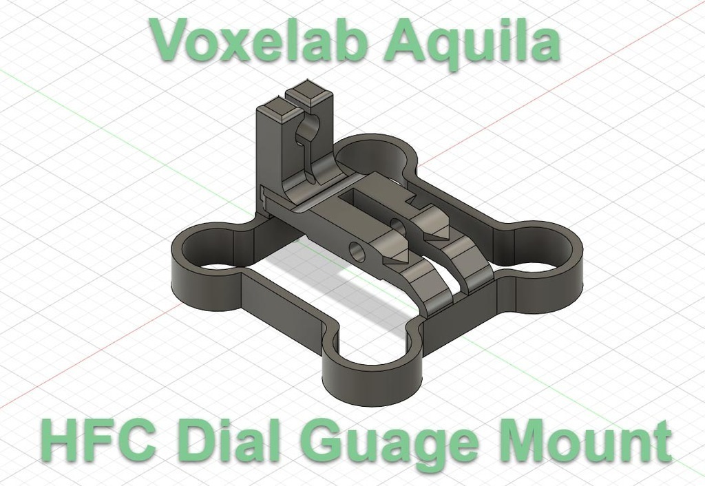 Archivo 3D gratis Voxelab Aquila Soporte para reloj comparador Harbor Freight 🧞‍♂️ ・Plan de la ...