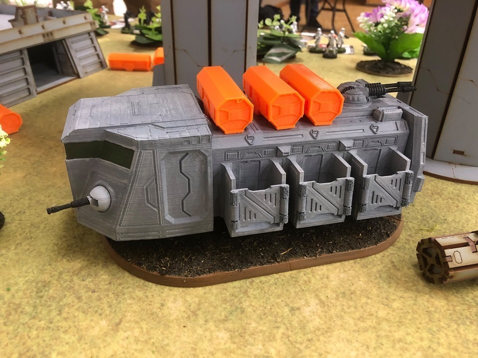 3D printing Sci-fi Troop Transport・Cults