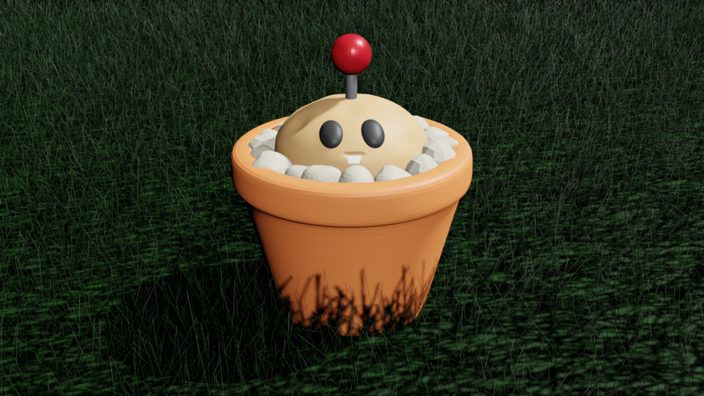 🥔 potato Mine・Free 3D File for ・Cults