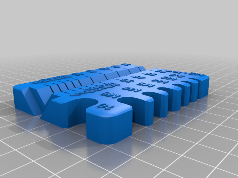 Free 3D file screw sizer 📦・3D printer design to download・Cults