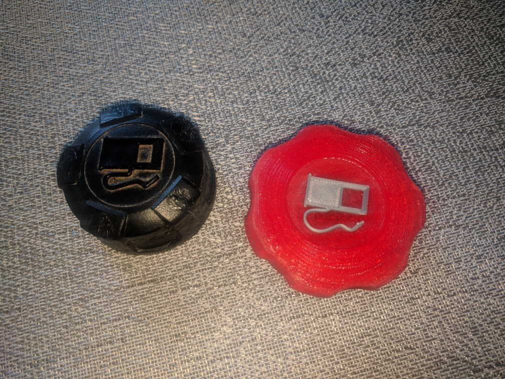 🪖 Ariens 21 lawn mower gas tank cap・Free 3D File for ・Cults