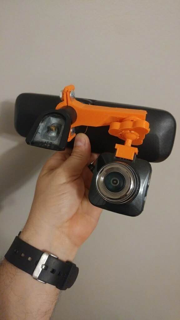 💨 Dash Cam Rearview Mirror Mount・Free 3D File for ・Cults