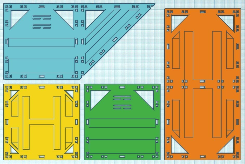 🛬 3" cube Sci-fi modular terrain 5a - landing pad extras・Free 3D File ...