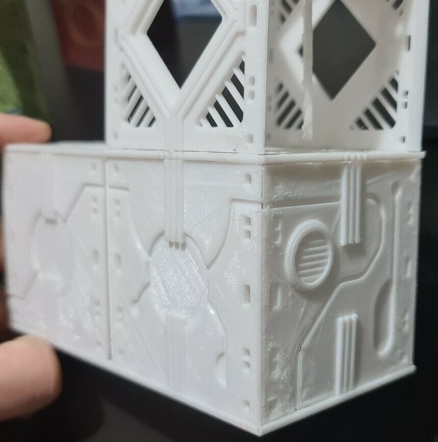 Free 3D file 3" cube Sci-fi modular terrain 16 - ridged buildings 🎲 ・3D ...