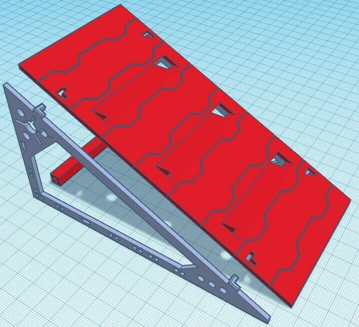 🎲 3" cube Sci-fi modular terrain 18 - ramp・Free 3D File for ・Cults