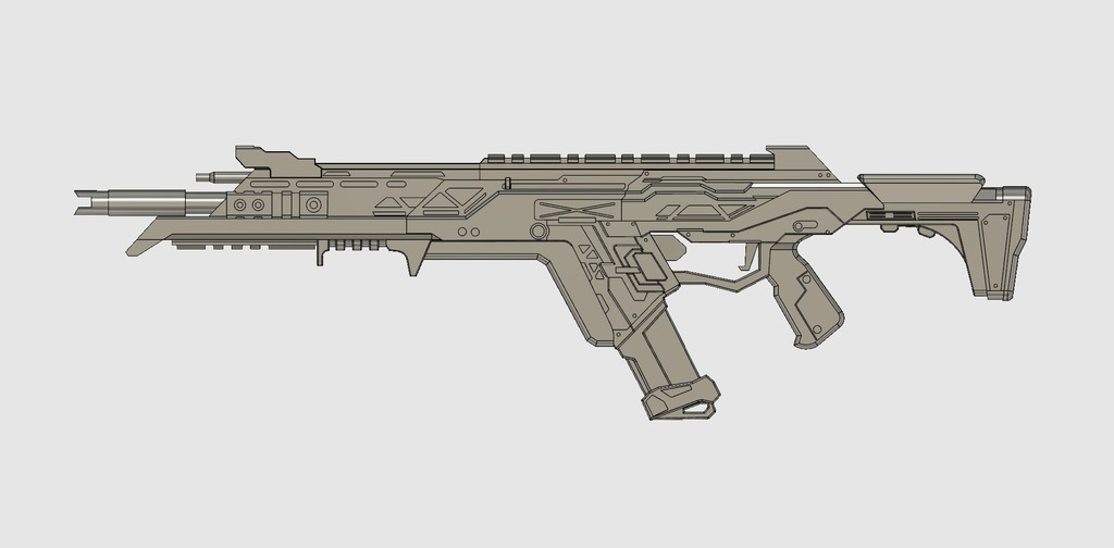 🔫 R-301 Apex Legends (small/no assembly)・Free STL File for ・Cults