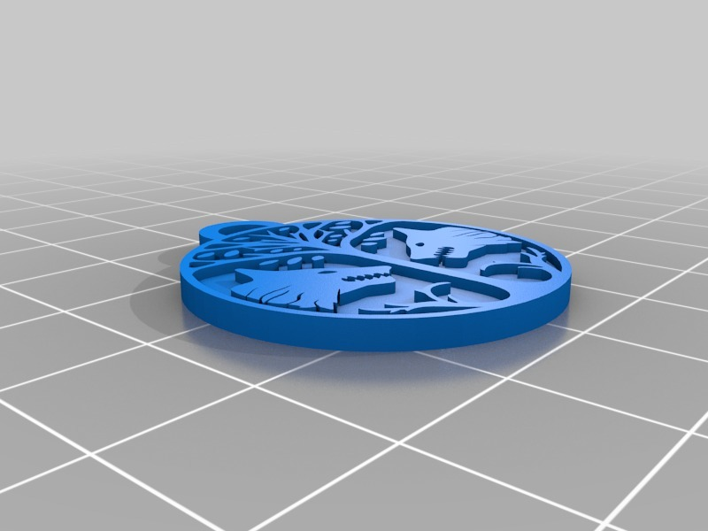 Free 3D file Iron Medallion Necklace 🎮 ・3D printable design to download ...