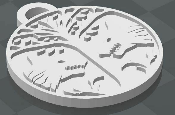 Free 3D file Iron Medallion Necklace 🎮 ・3D printable design to download ...