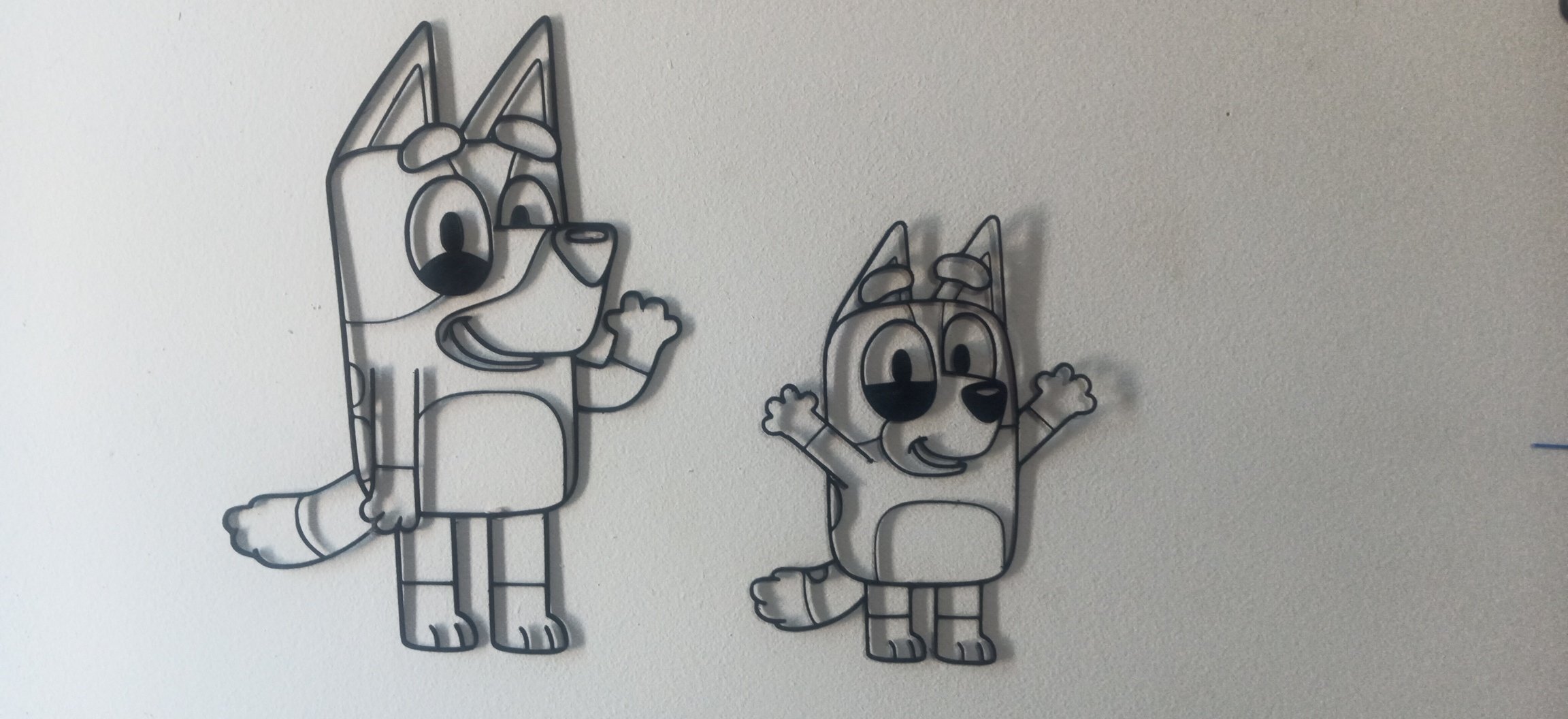 Impression 3D Bluey Wall Art・Cults