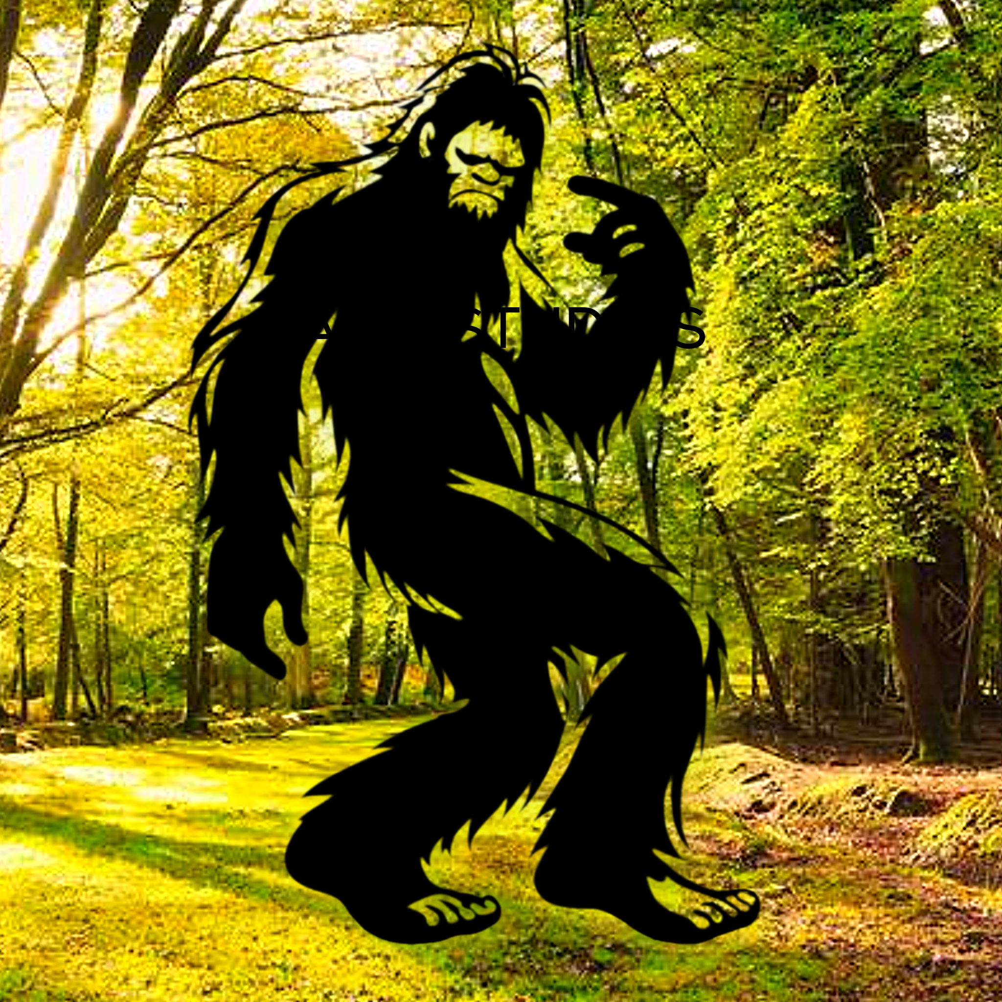 💃 Funny Dancing Bigfoot wall art sasquatch christmas wall decor 2d art ...