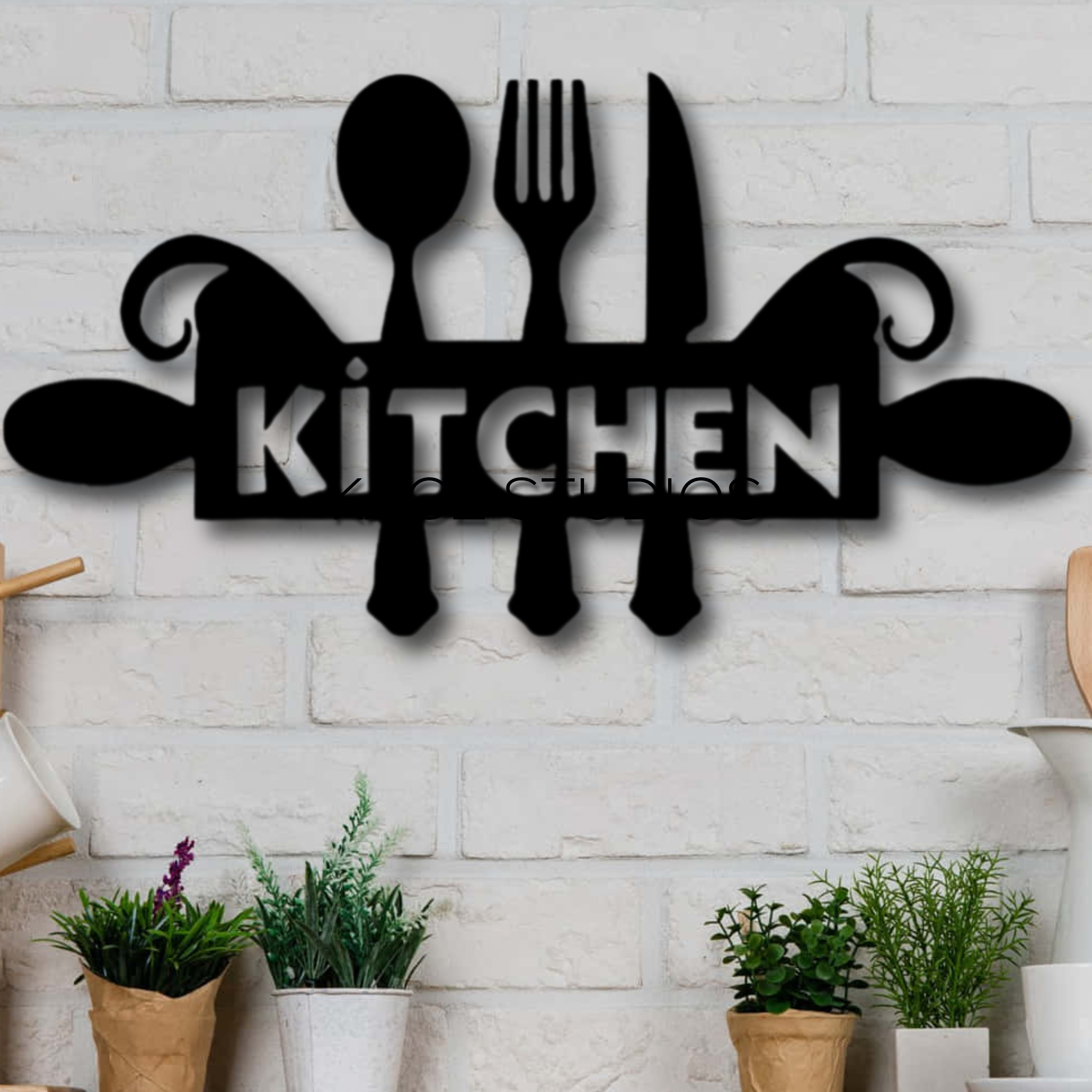 3D file KITCHEN Sign wall art Kitchen wall decor chef decoration 🔪 ・3D ...