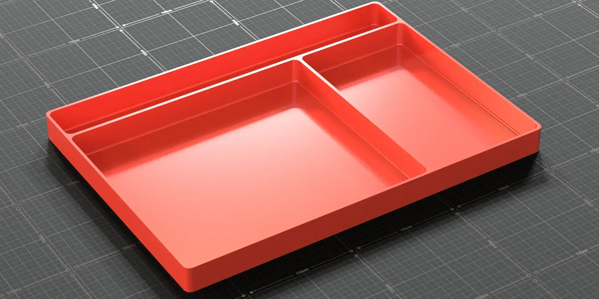 Free 3D file Large Organizing Tray 🧰 ・3D printable design to download・Cults