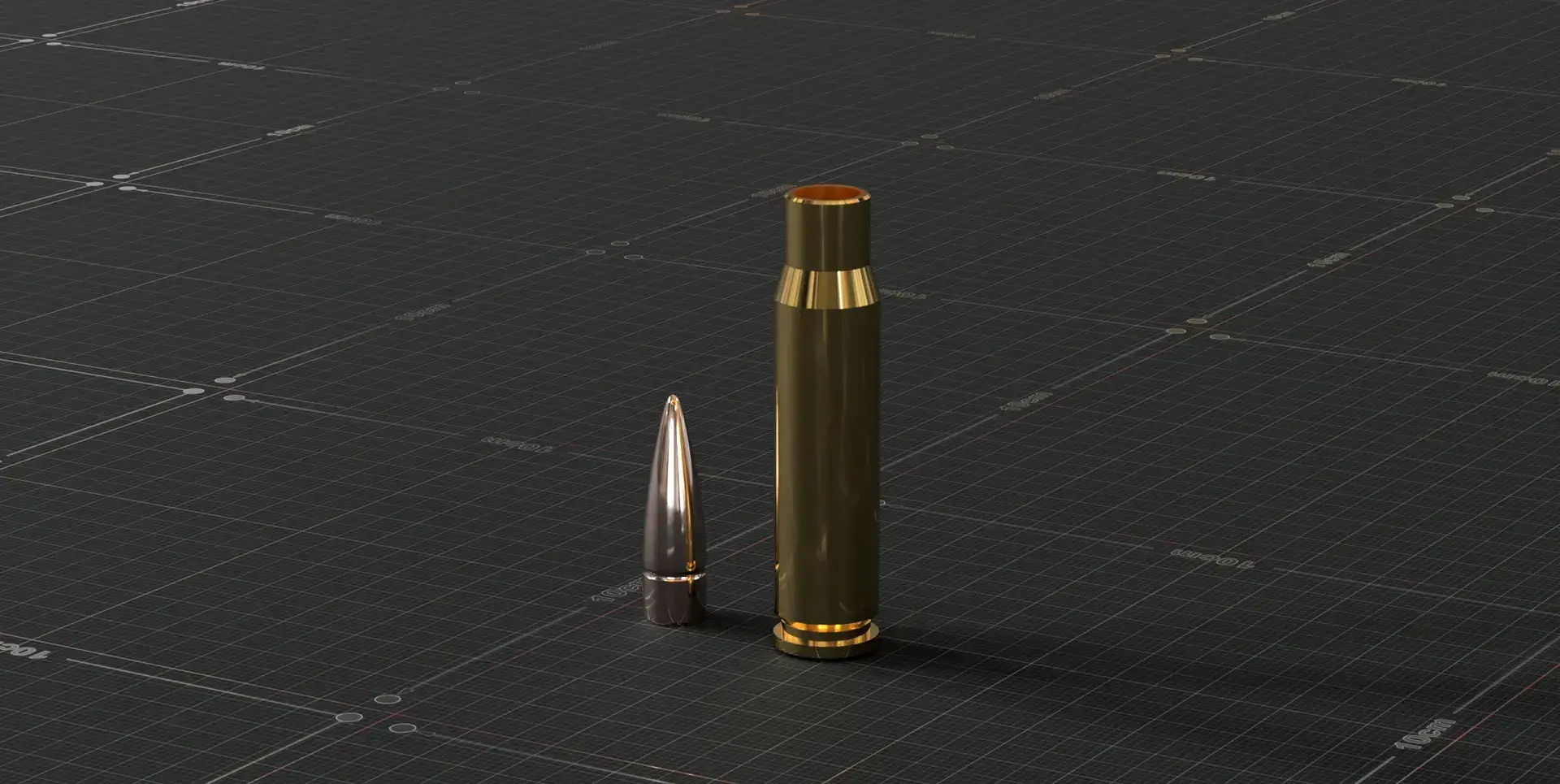 Free 3D file 308 Winchester Casing and Bullet 🎭 ・Model to download and ...