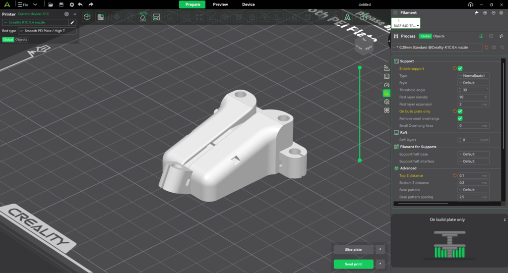 Free 3D file Straight GPS mount for drone / quad 🚁 ・3D printing ...