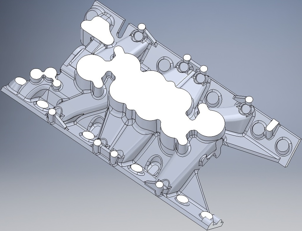Free 3D file V8 Engine Intake Manifold for Rover or Buick 215 👽 ・3D ...