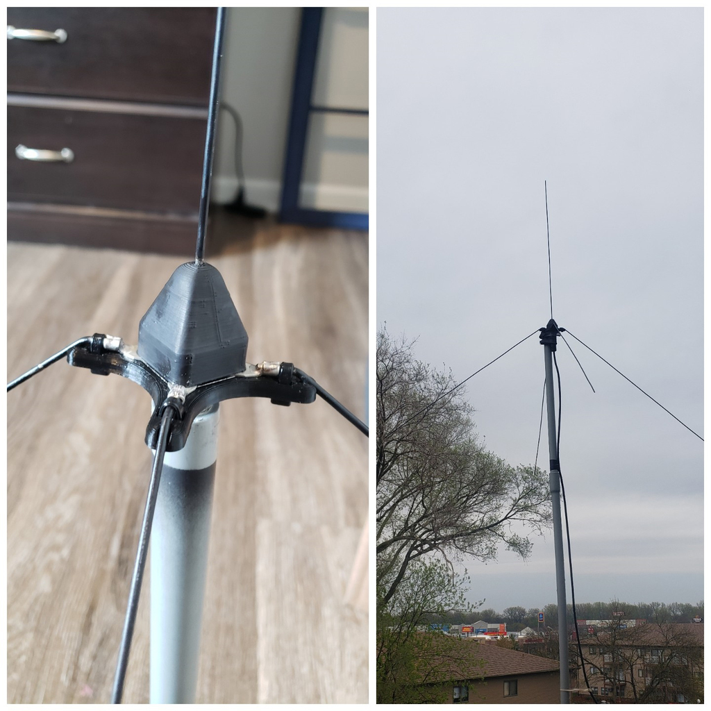 📻 Ham Radio Coat Hanger Antenna・Free 3D File for ・Cults