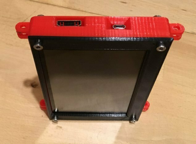 🖼️ Case / Frame for Raspberry Pi screen/monitor 5 inch 800x480・Free 3D ...