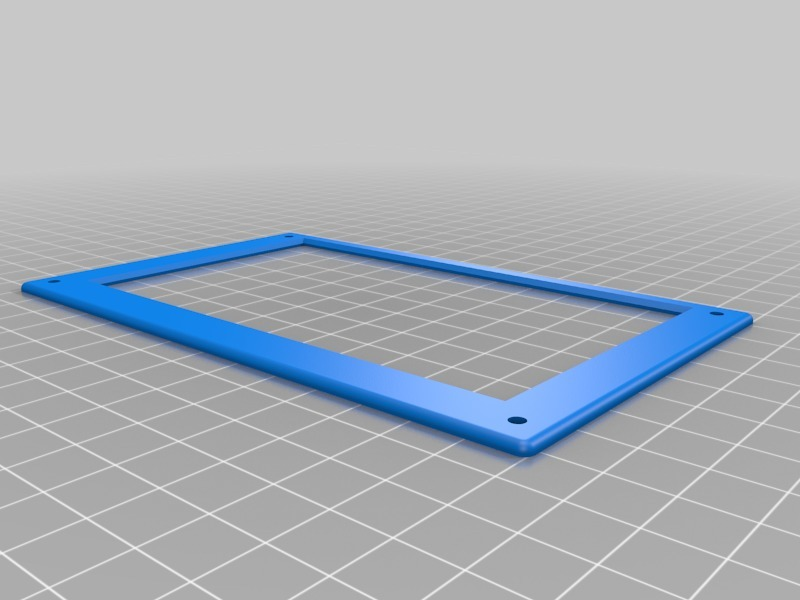 🖼️ Case / Frame for Raspberry Pi screen/monitor 5 inch 800x480・Free 3D ...