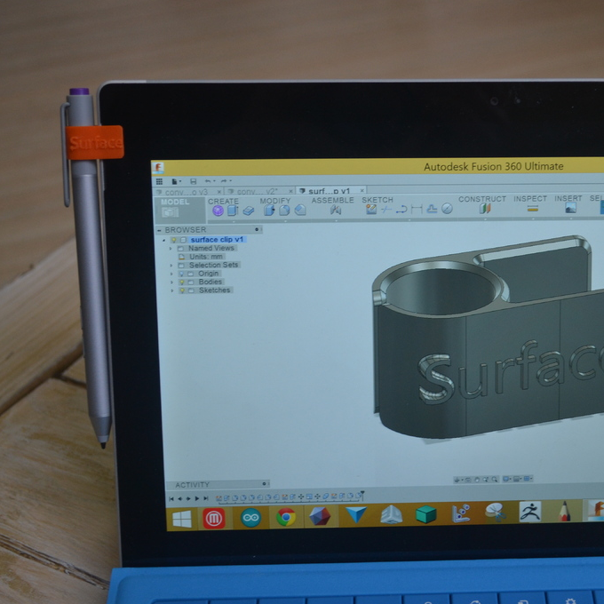 Free STL file Microsodft Surface Stylus clip 🔧 ・3D printer model to ...