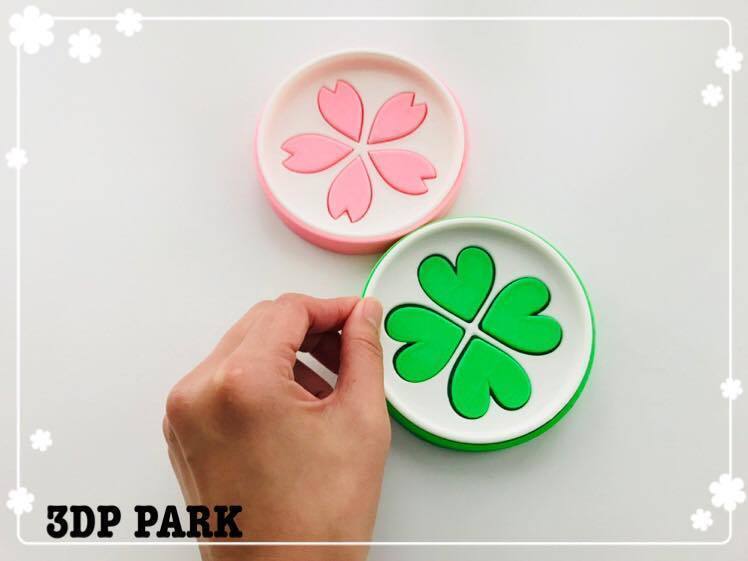 Free STL file Lucky Clover Soap Box and Coaster ☘️ ・3D print object to ...