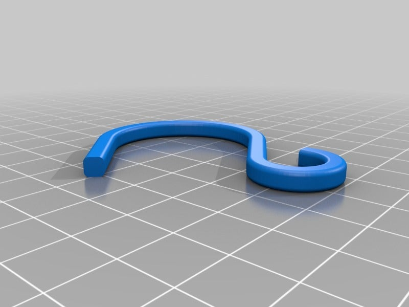 Free STL file Shower Curtain Hooks 🚿 ・3D printing design to download・Cults