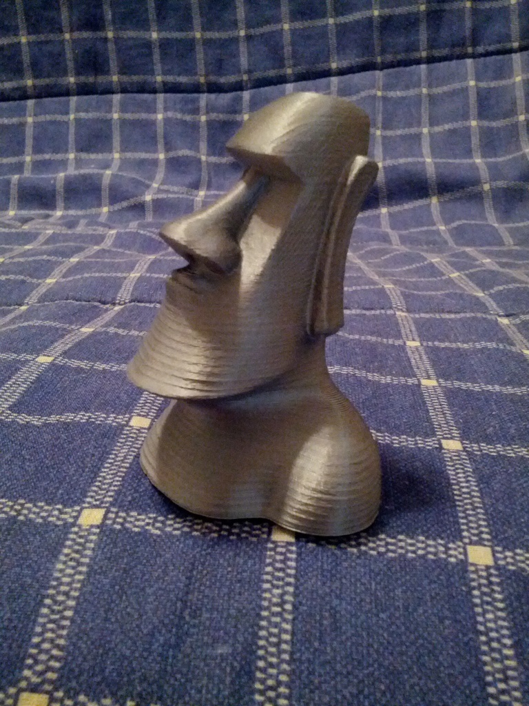 🗿 Flat-bottomed Moai・Free 3D File for ・Cults