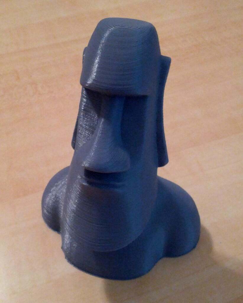 3D printing Flat-bottomed Moai・Cults